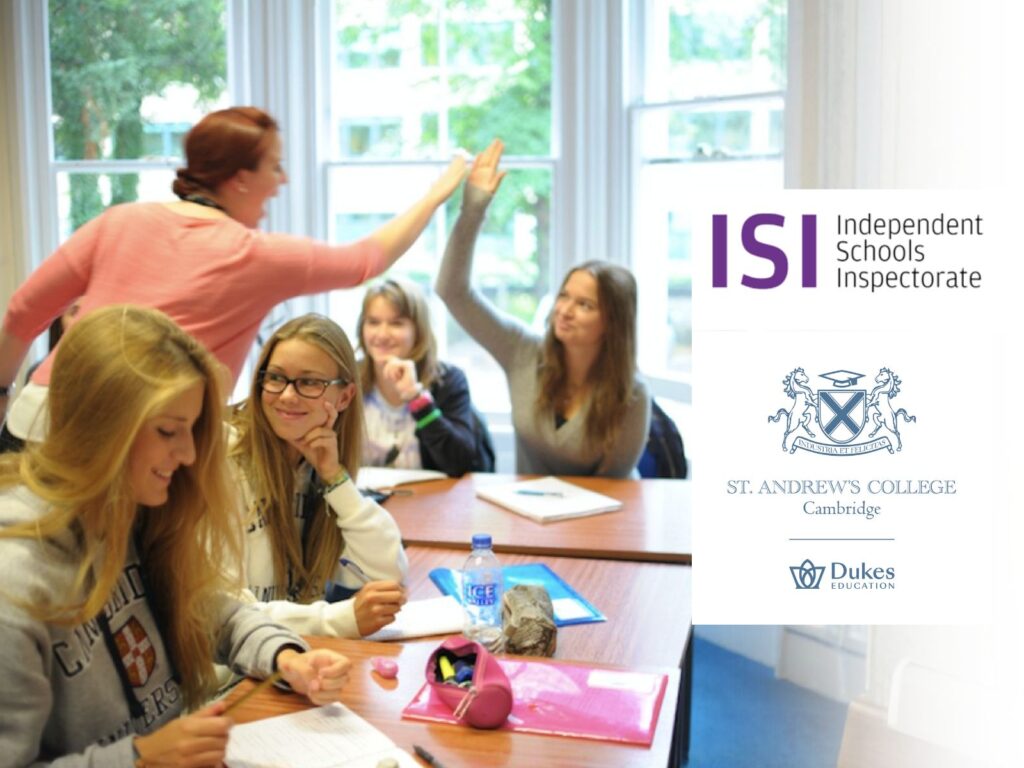 ISI Inspection 2025 | St Andrew’s College Cambridge Meets All Standards